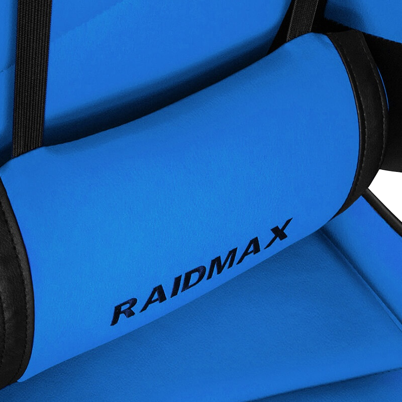 Compra Silla Gamer Raidmax Drakon 709 Azul con Negro - SpartanGeek